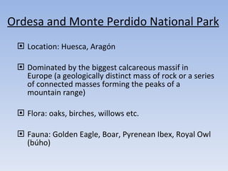 001 national parks of spain 1st part | PPT
