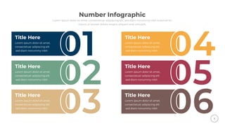 Number Infographic Google Slide Design Template | PPTX