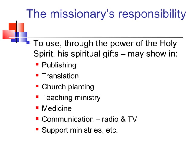 Why Missions? | PPT