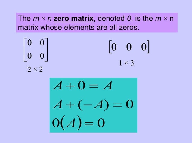 001 ppt Matrix Algebra Analysis and uses.ppt