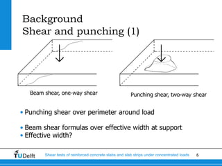 Shear tests of reinforced concrete slabs and slab strips under ...