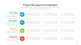 Project Management Infographic PowerPoint Template | PPTX