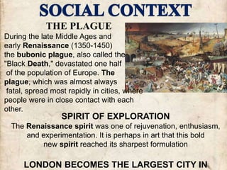 English Literature from the OLD ENGLISH PERIOD through the RENAISSANCE ...