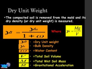 Soil Compaction theory geotechnical Engg | PPT