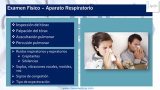 001 Semiologia Gral y Respiratoria | PPTX