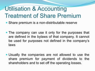 001 share premium and bonus shares | PPTX