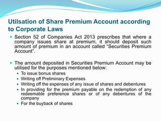 001 share premium and bonus shares | PPTX