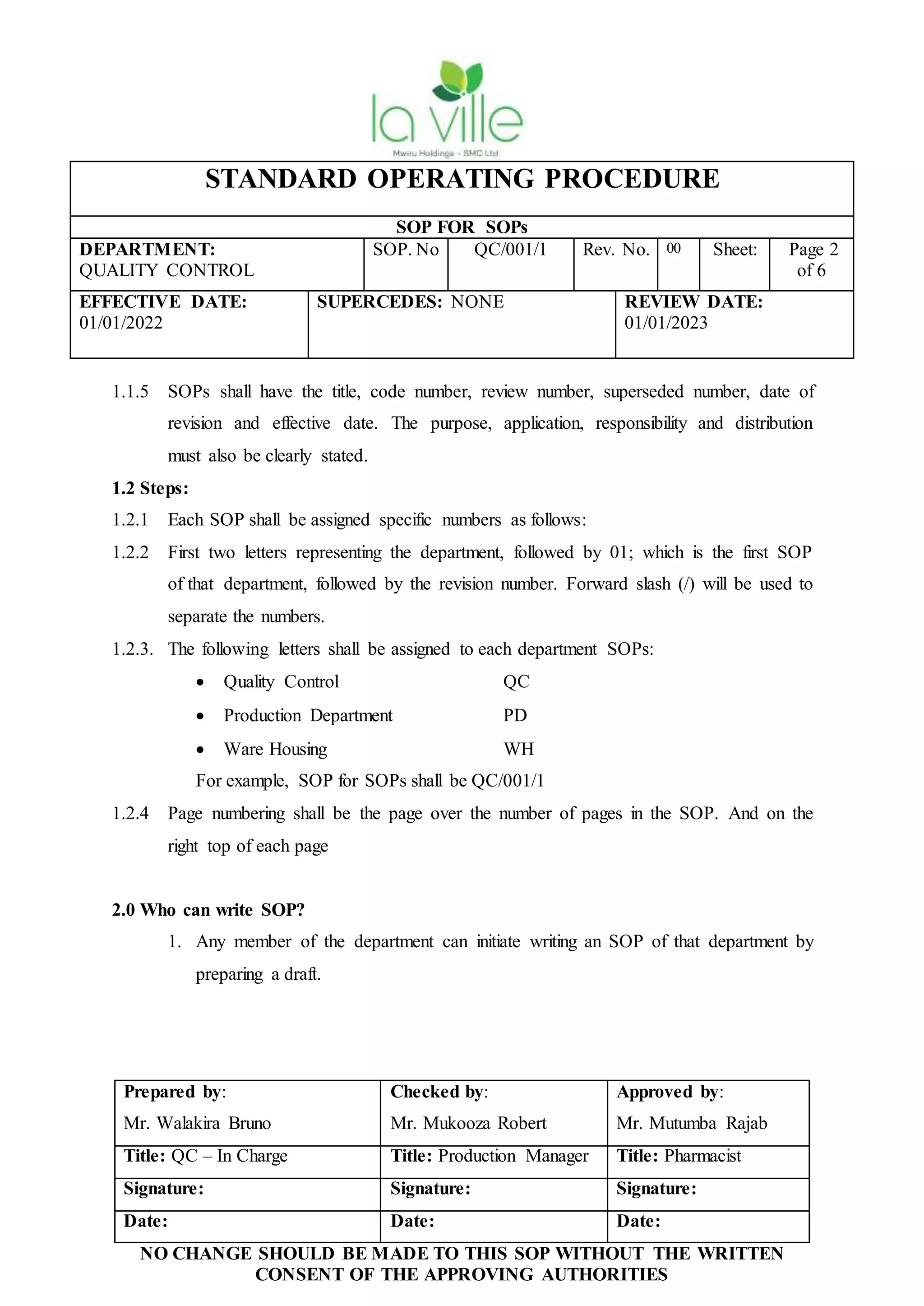 001 sop of so ps | DOC