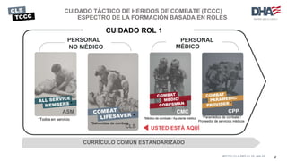 001 SPA - TCCC CLS Didactics Mod 01_PRINCIPLES AND APPLICATIONS OF TC3 ...