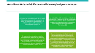 INTRODUCCIÓN A LA ESTADÍSTICA VARIABLES Y GRÁFICOS | PDF