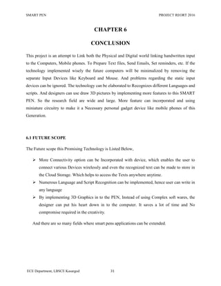 Smart Pen: Future of Handheld Gadget | PDF