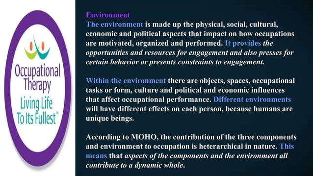 Model of Human Occupation | PPTX