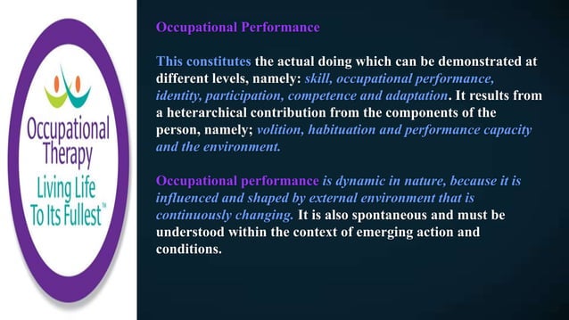 Model of Human Occupation | PPTX