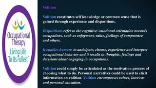 Model of Human Occupation | PPTX