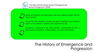 02 - Emergence and Progression | PDF