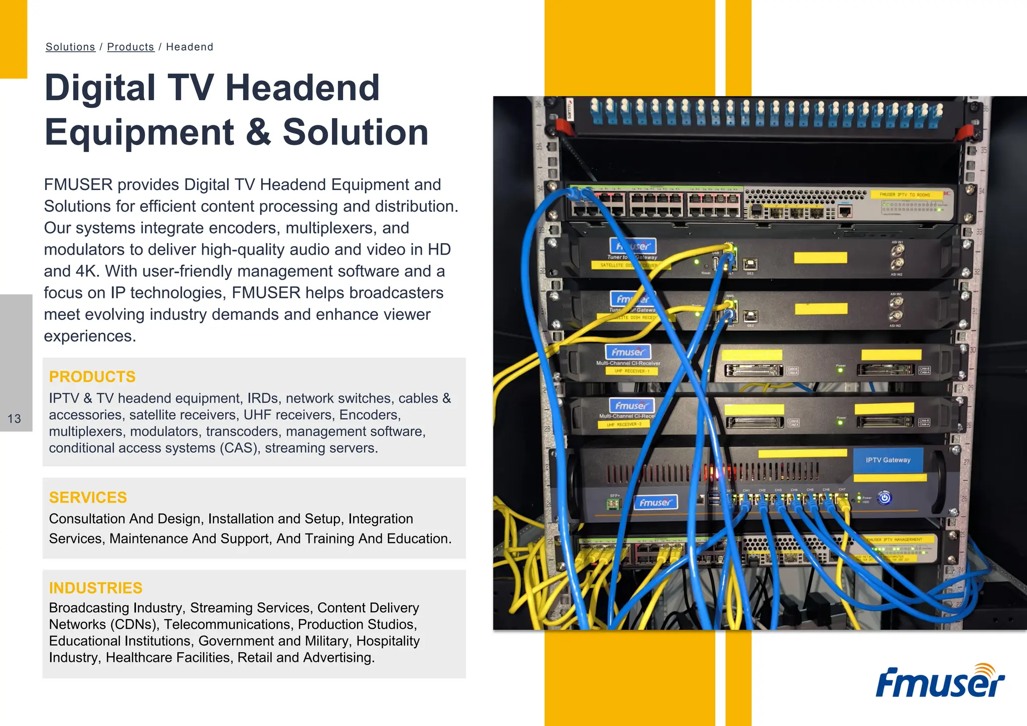 FMUSER Company Profile 2024comprehensive solutions for system ...