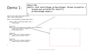 002- JavaFX Tutorial - Getting Started | PDF