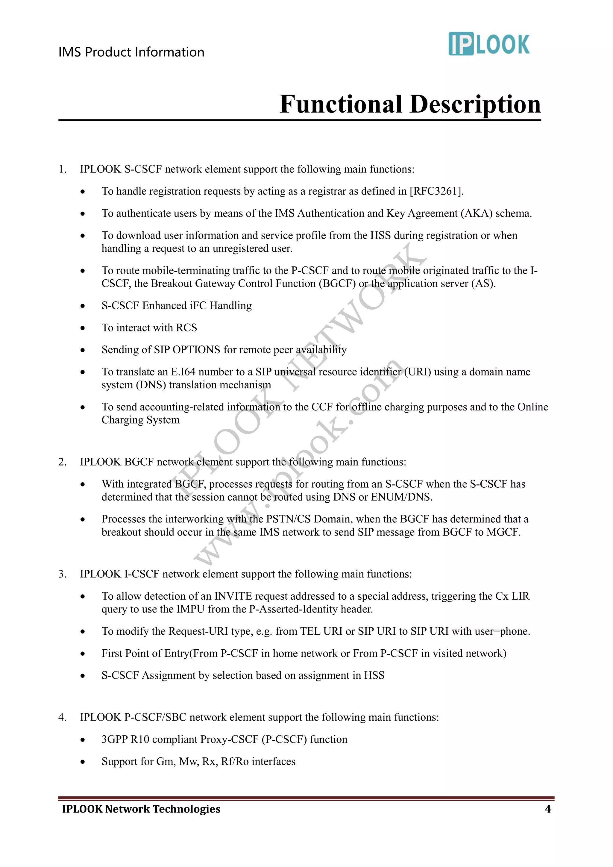 IPLOOK IMS product information | PDF