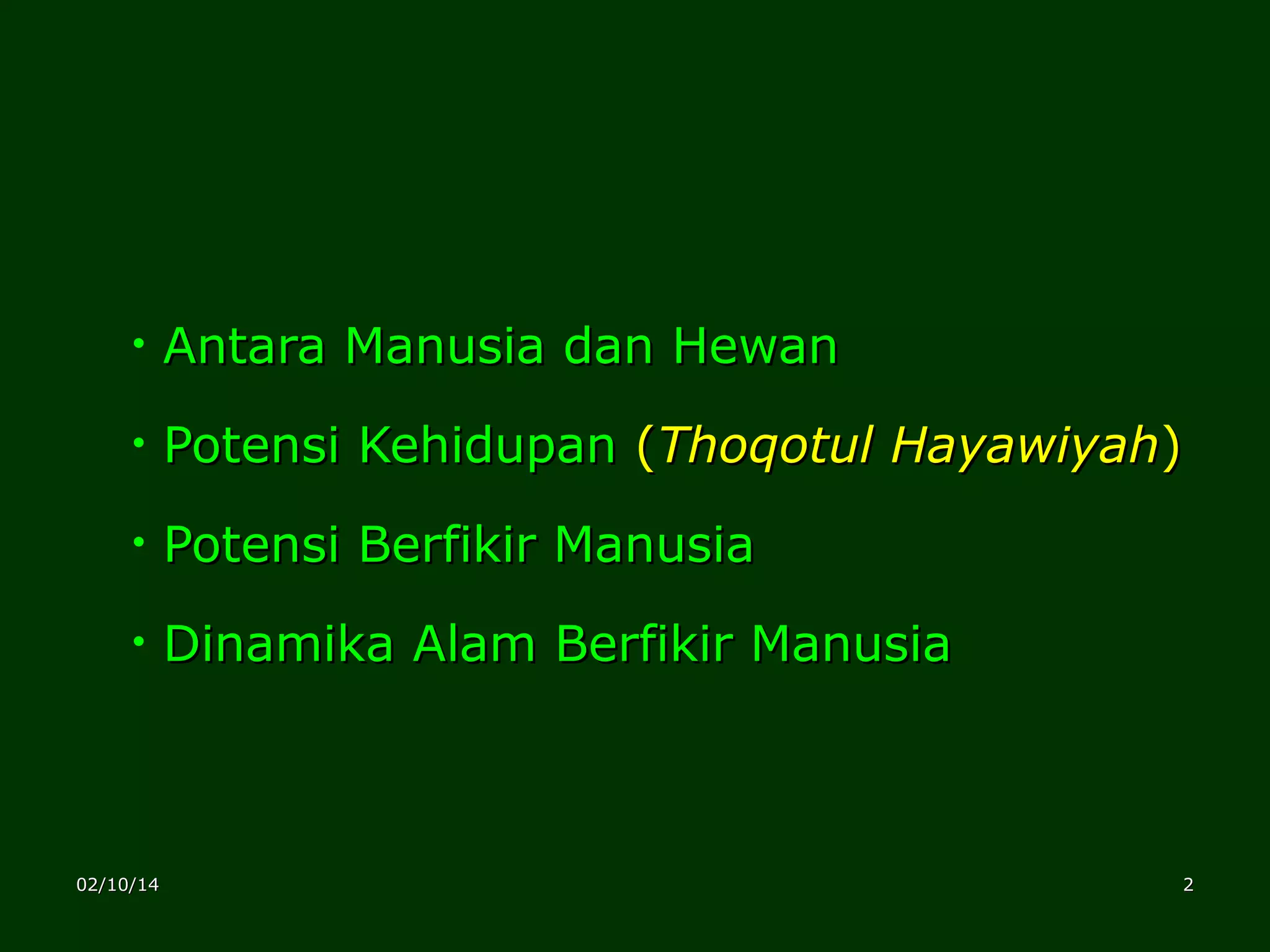 002 keunikan manusia | PPT