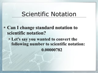 Scientific Notation | PPT