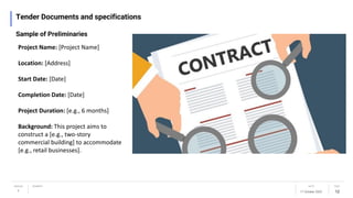 002-Types of Tender Documents and Specifications.pdf