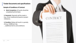 002-Types of Tender Documents and Specifications.pdf