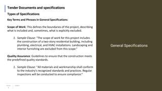 002-Types of Tender Documents and Specifications.pdf