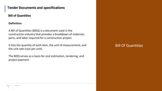 002-Types of Tender Documents and Specifications.pdf