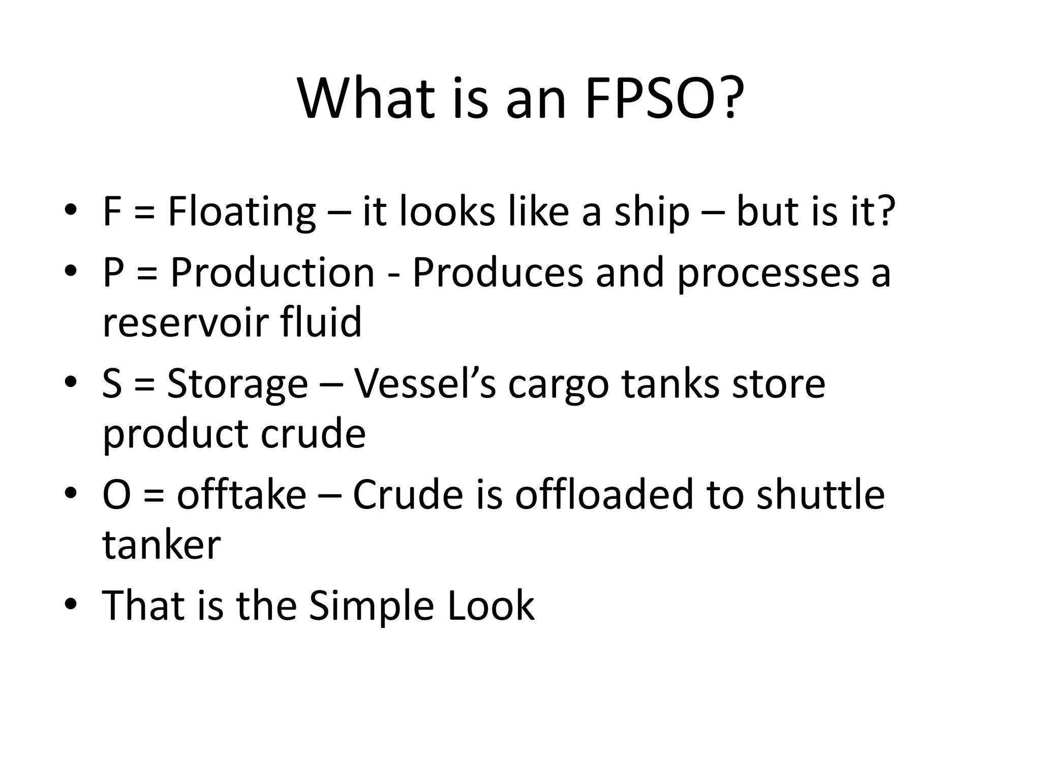0020 introduction to fpso design | PDF