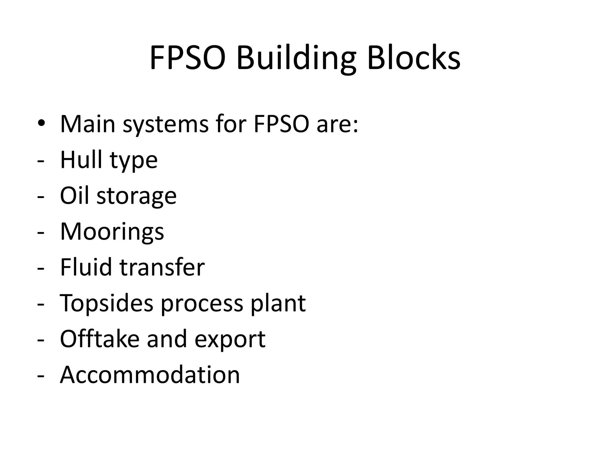 0020 introduction to fpso design | PDF