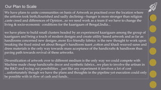 project rangamaati Launch Plan | PPT | Needlework | Arts and Crafts