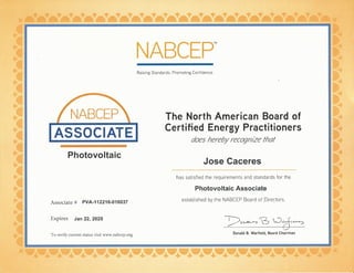 NABCEP certification | PPT