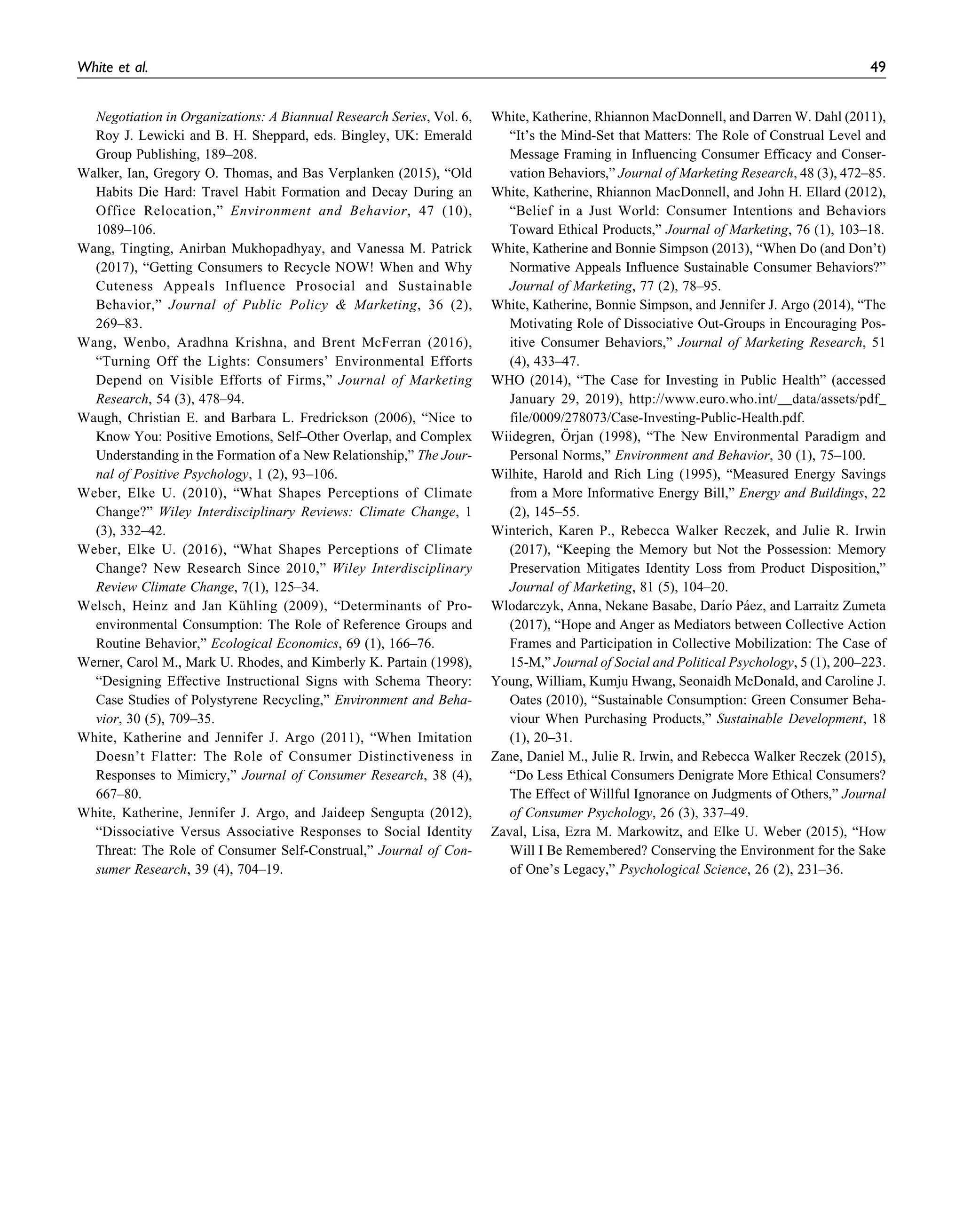 How To Shift Consumer Behaviors to be more sustainable; a literature ...