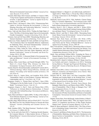 How To Shift Consumer Behaviors to be more sustainable; a literature review and guide framework ...