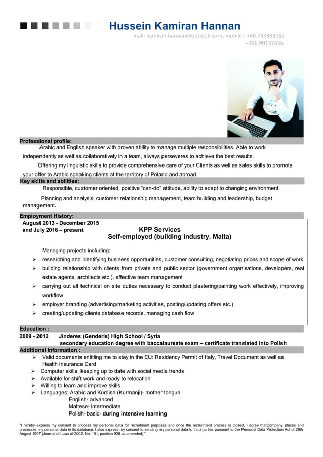 Hussein Kamiran Hannan CV.LinkedIn | PDF