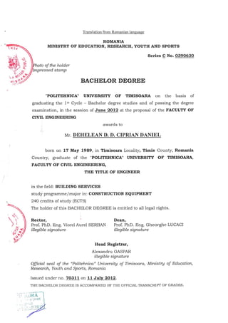 Bachelor Degree | PDF