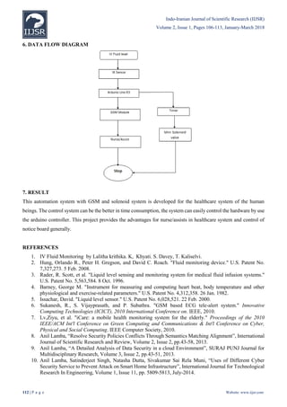 Intravenous Drip Monitoring System | PDF
