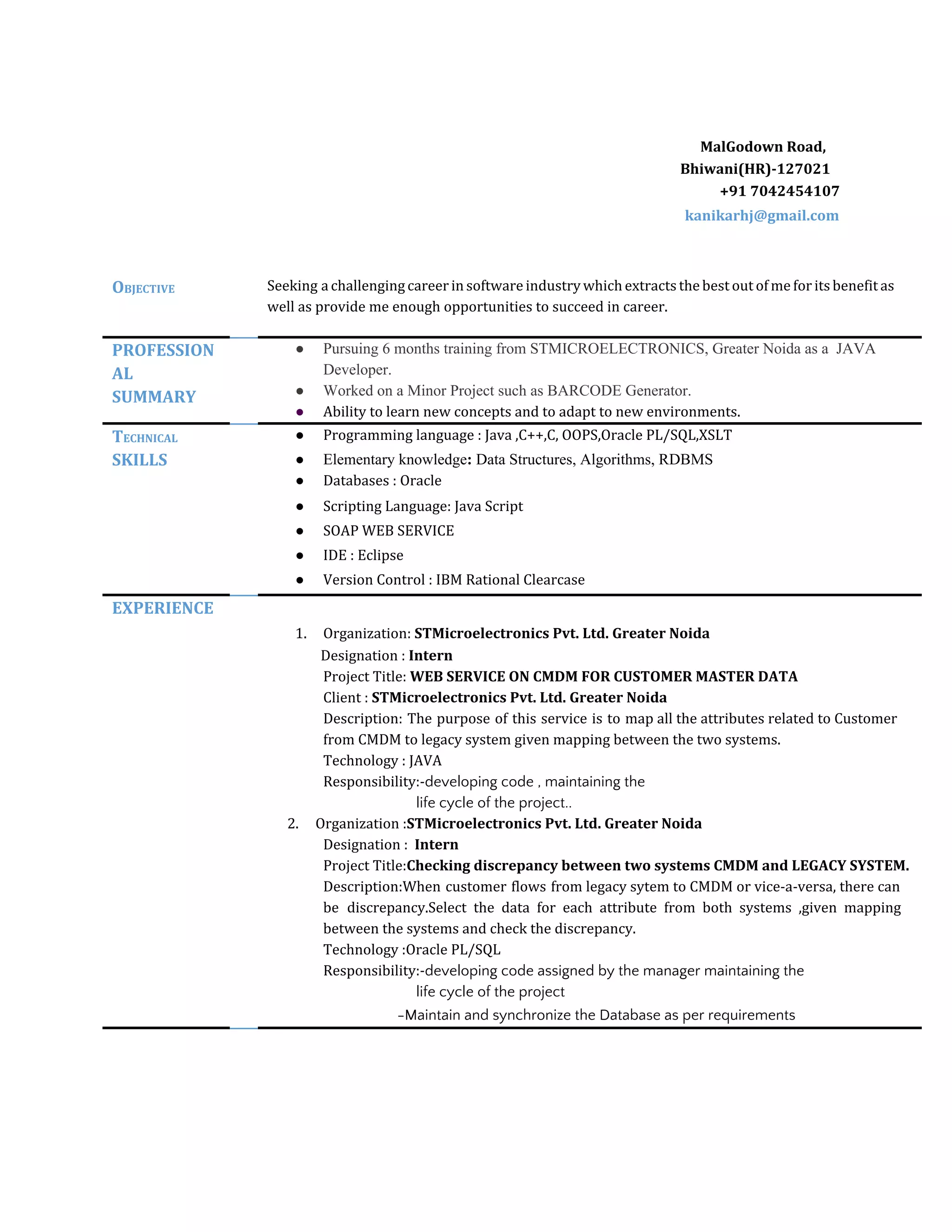 Kanika_resumefinal (2) (5) | PDF