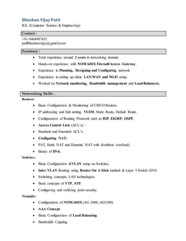 Bhushan Exp_Resume | PDF