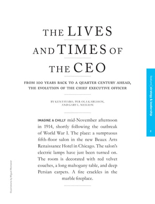 The Lives and Times of the CEO | PDF