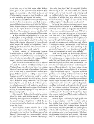 Stephen Wolfram's World-Changing Plans | PDF