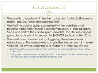 Family Business Succession: What You Need to Know to Effectively Advise Business Owner Clients | PPT