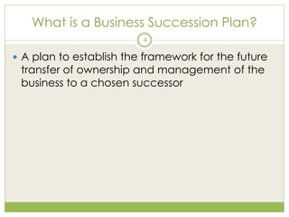 Family Business Succession: What You Need to Know to Effectively Advise Business Owner Clients | PPT