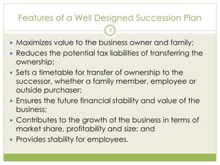 Family Business Succession: What You Need to Know to Effectively Advise Business Owner Clients | PPT