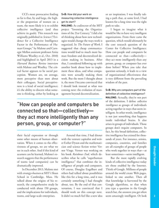 Thomas Malone on Building Smarter Teams | PDF