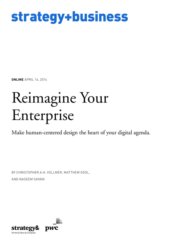 Reimagine Your Enterprise | PDF
