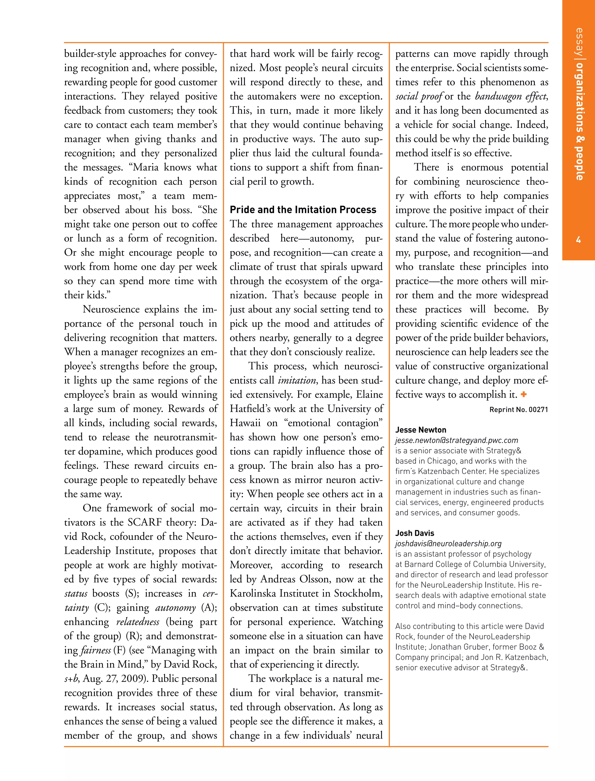 Three Secrets of Organizational Effectiveness | PDF