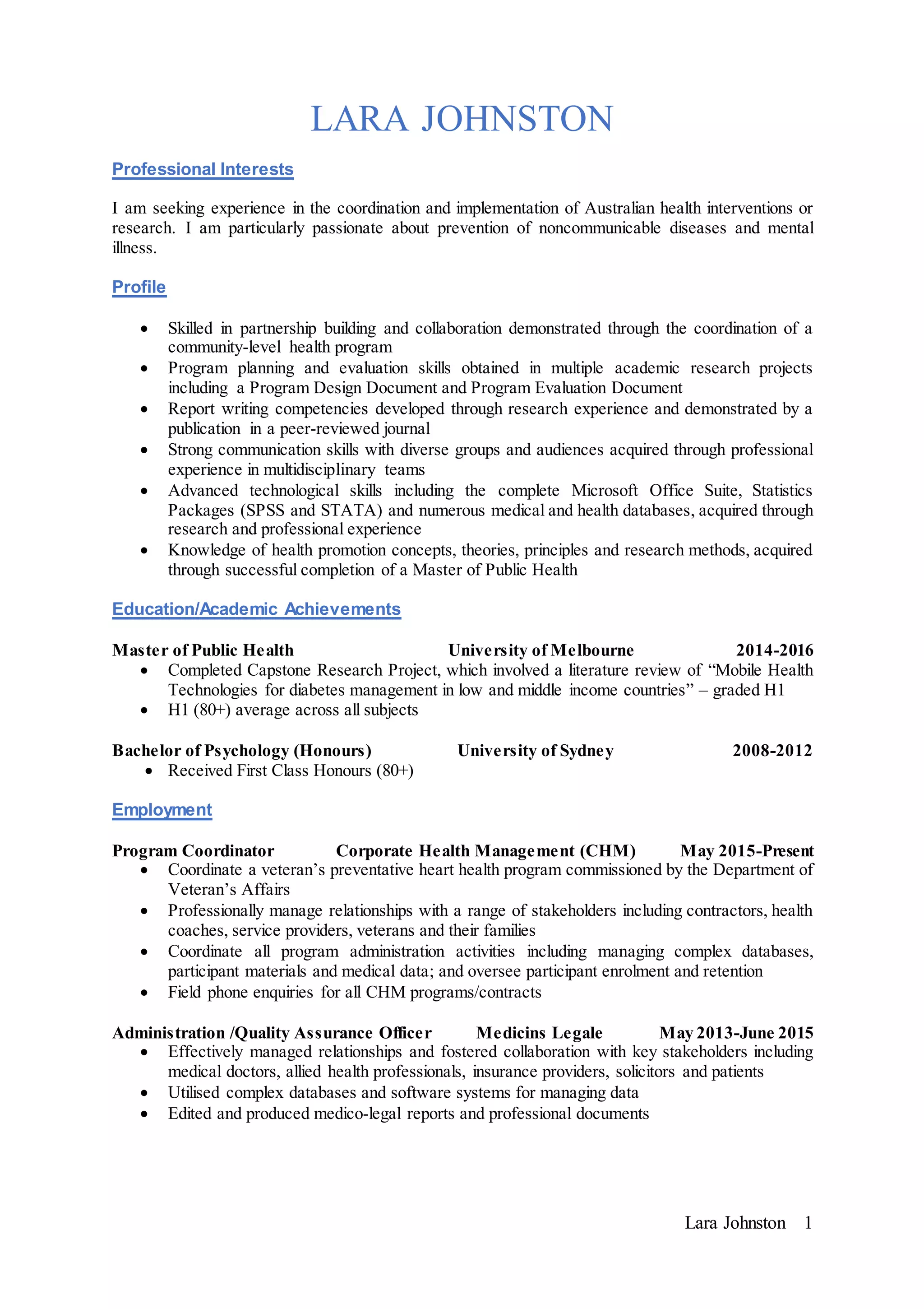 LinkedIn Resume | PDF