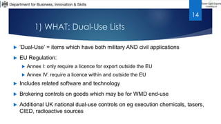 UK Export Controls Overview | PPTX