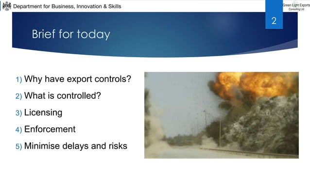 UK Export Controls Overview | PPTX